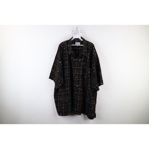 Vintage | Shirts | Vintage 9s Streetwear Mens 4xb Rainbow Checkered ...